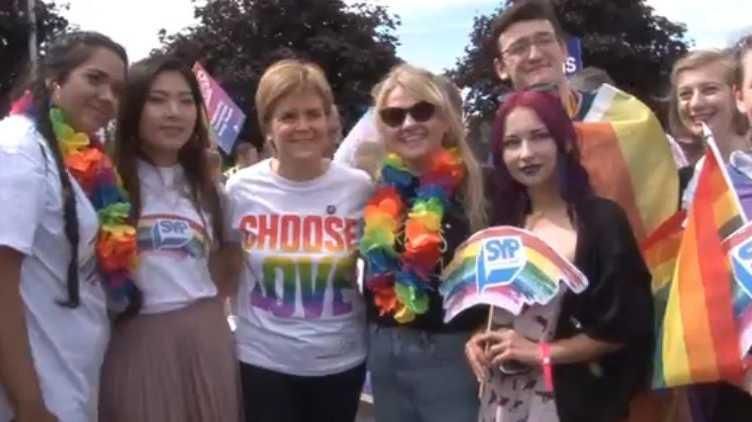 Scottish Leader Makes History by Heading Up Pride Parade