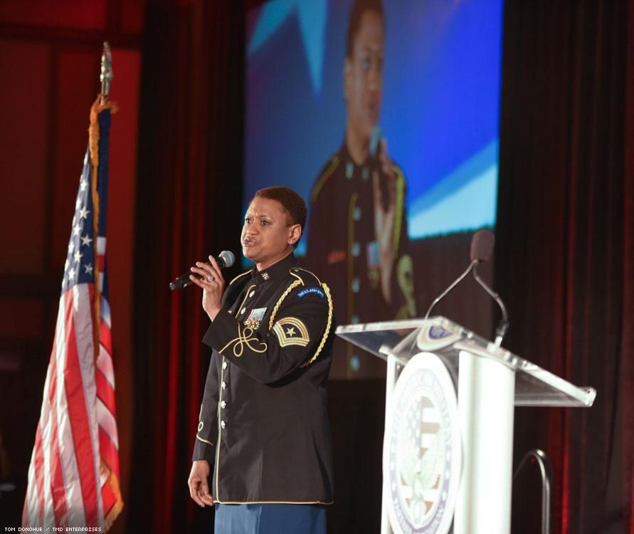 LGBT Stars and Stripes Come Out for Military Gala