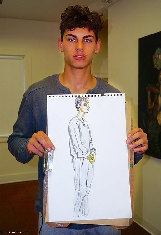 64 Models With Their Art by Miguel Angel Reyes