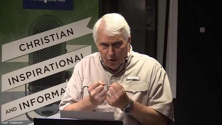 Homophobe Bryan Fischer Says All Gay Tops and Bottoms Go to Hell