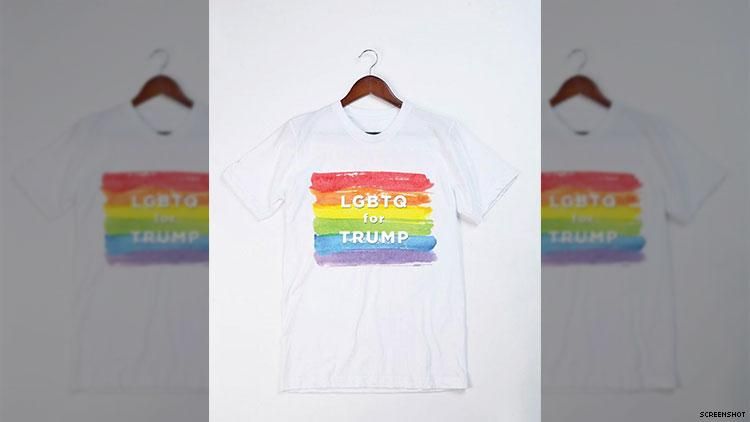 Donald Trump Has the Gall to Sell LGBTQ Pride-Themed Shirts