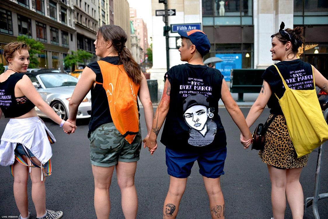 54 Photos of Women Fighting Back at NYC Dyke March