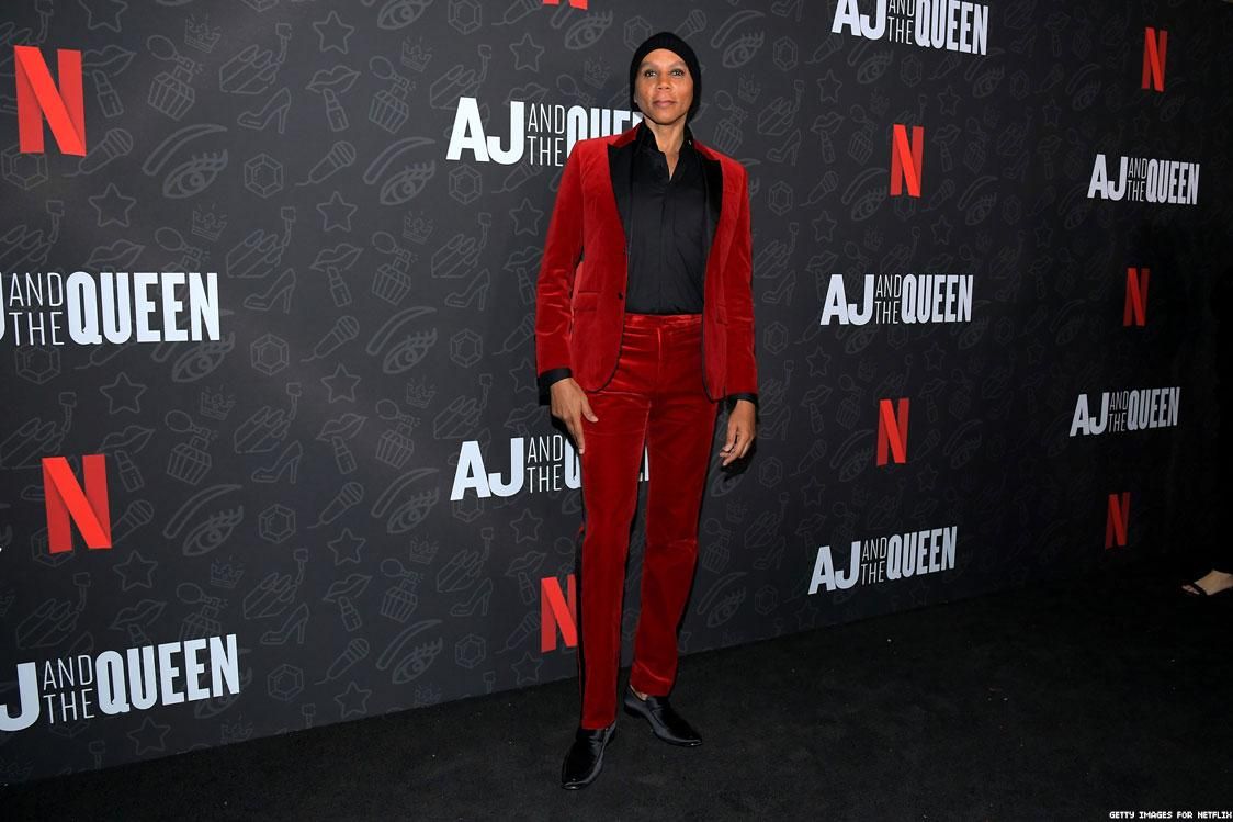 'Drag Race' Alums Sizzle in Red at the 'AJ and the Queen' Premiere