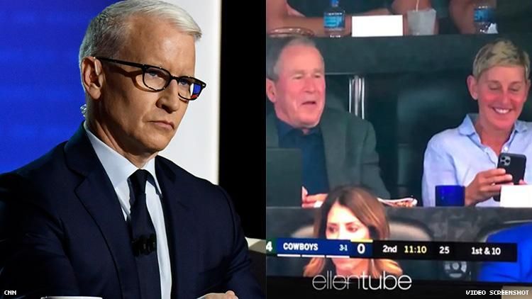 Dem Debate's Big LGBTQ Question: Ellen DeGeneres and George W. Bush