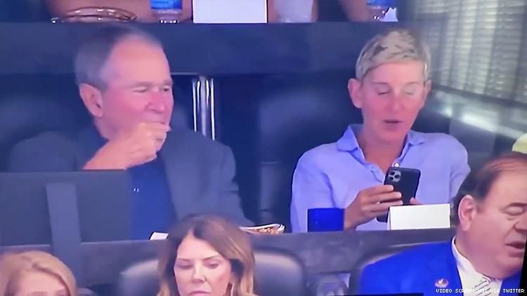 Why Was Ellen DeGeneres Sitting With George W. Bush at Cowboys Game?