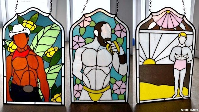 Extremely Queer Stained Glass Will Help You Get Through the Holidays