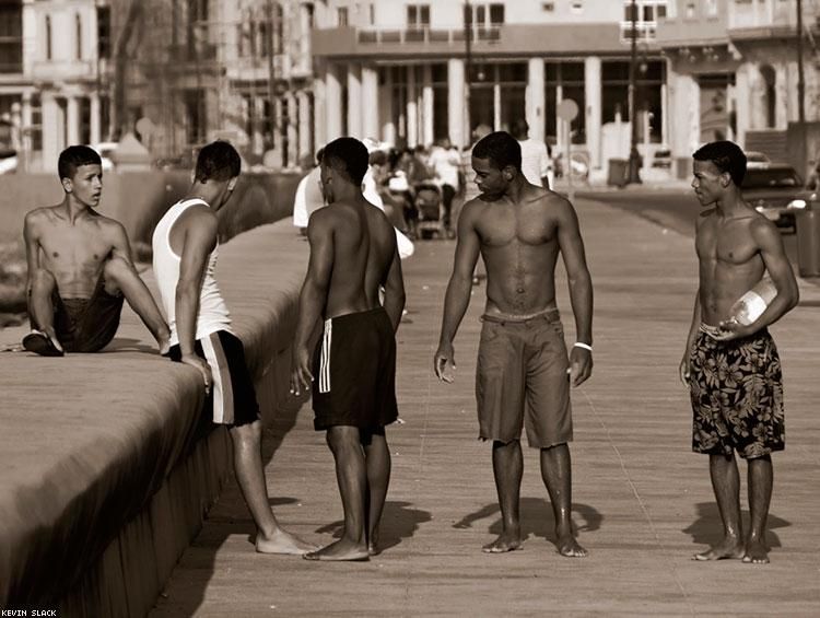 41 Photos Show Cuban Men, Relaxed and Mostly Undressed, by Kevin Slack