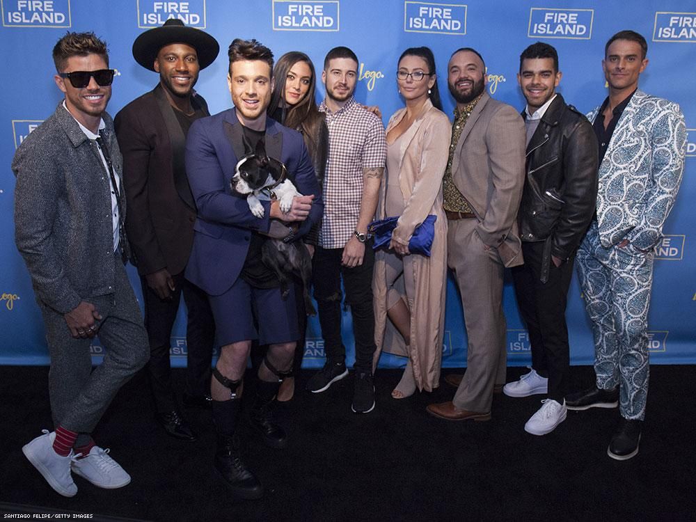 'Fire Island' Celebrates Premiere With a Splash of 'Jersey Shore'