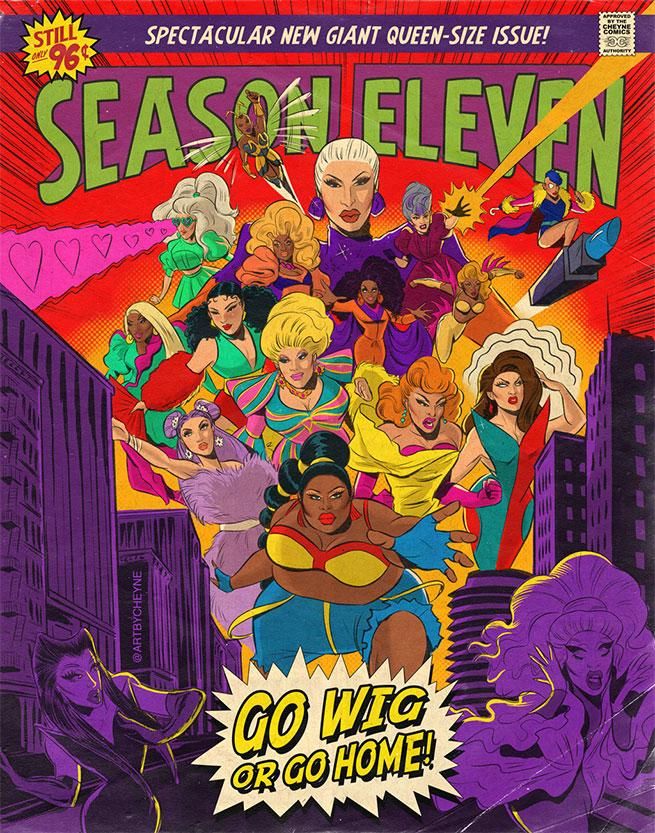 Cheyne Gallarde's Legendary Queens and Superheroes