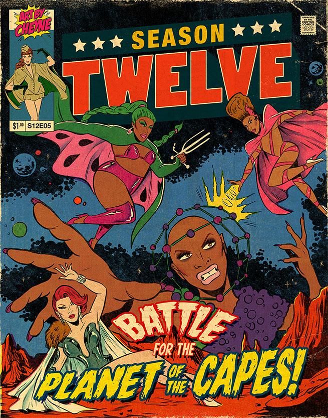 Cheyne Gallarde's Legendary Queens and Superheroes